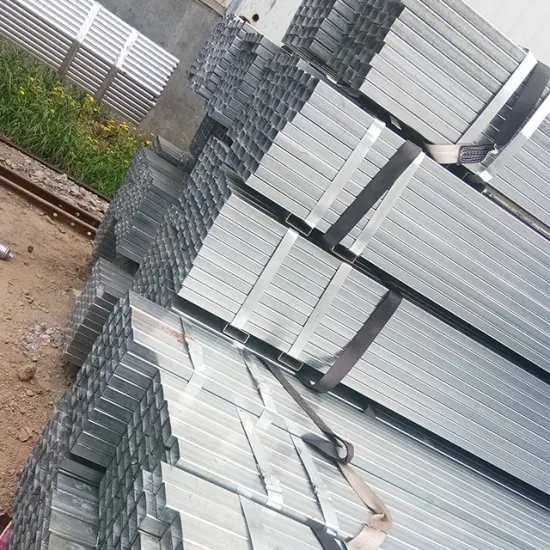 GI Square And Rectangular Steel Pipe Galvanized Steel Tube For Building ...